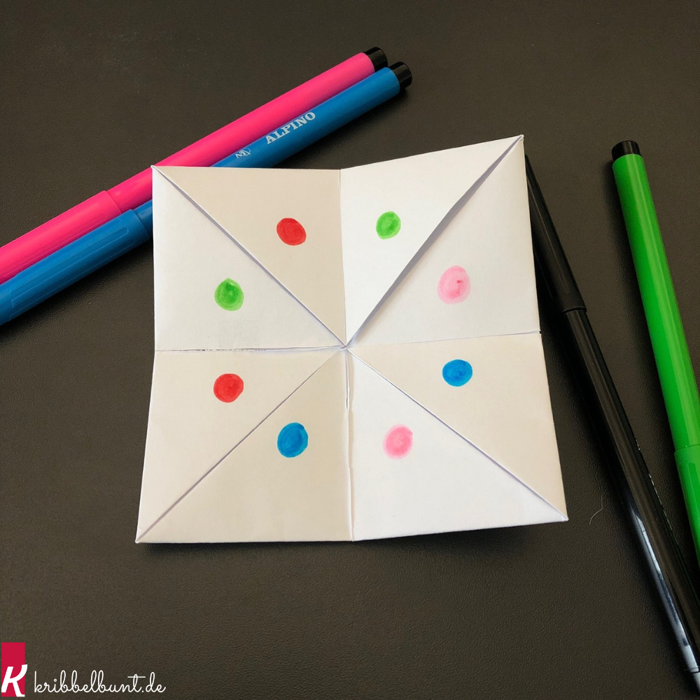 Himmel und Hölle falten & spielen | Kribbelbunt